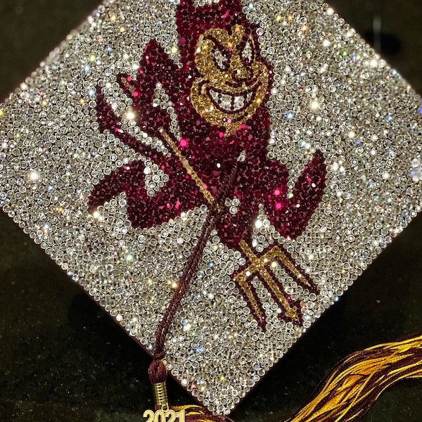 GRADUATION CAP Bedazzled in Crystals!!! - Etsy