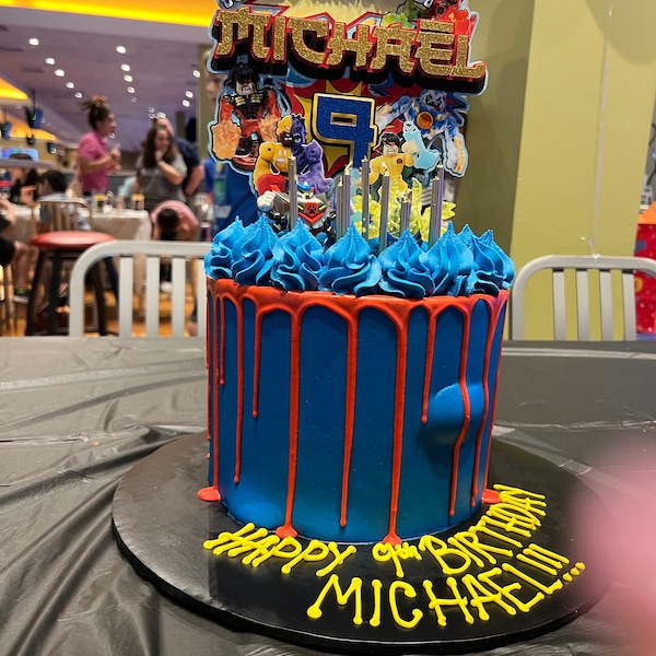 Akedo Warriors Cake Topper Birthday Pick Your Fav Characters - Etsy ...