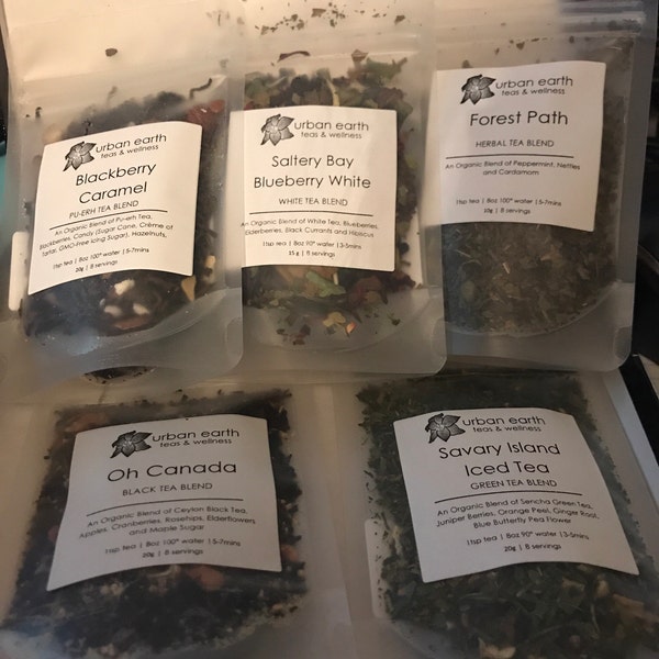 CUSTOM TEA BLEND Certified Organic Ingredients Formulated by Clinical ...