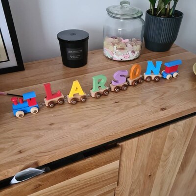 Name Train Lower Case Letters Train Name Small Letters Hand - Etsy