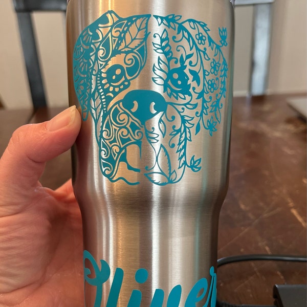 Boxer Mandala SVG File, Zentangle Boxer Dog Cut File, Mandala Dog ...