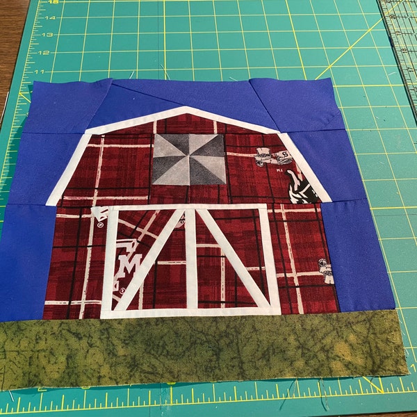 Barn Quilt Block, Paper Pieced Quilt Pattern, PDF Pattern, Instant ...