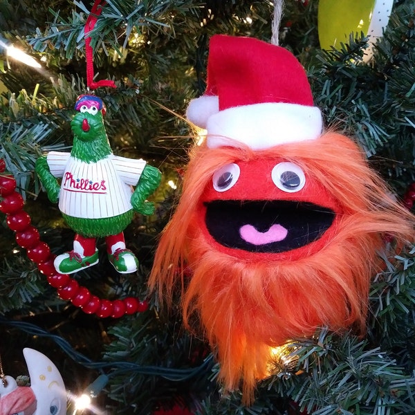 Gritty Ornament - 3D Felt, Handmade - Etsy