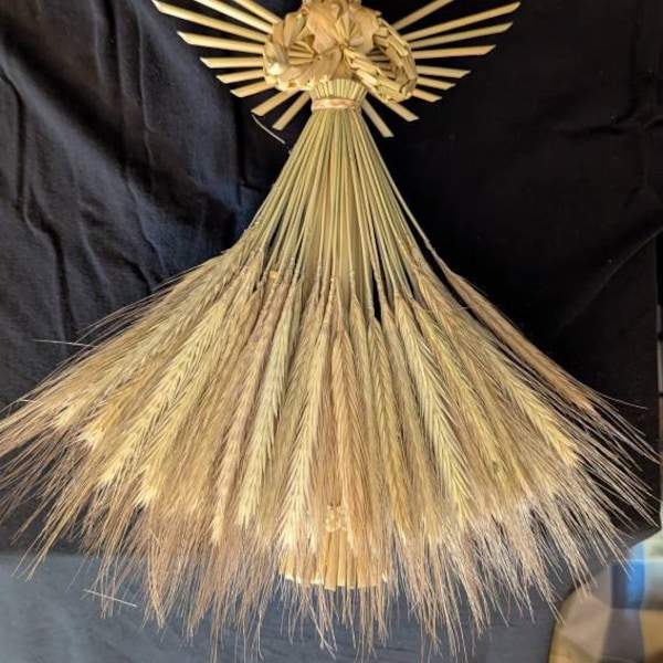 Tree Topper for Christmas.straw Stars.scandinavian Ornament.festive ...