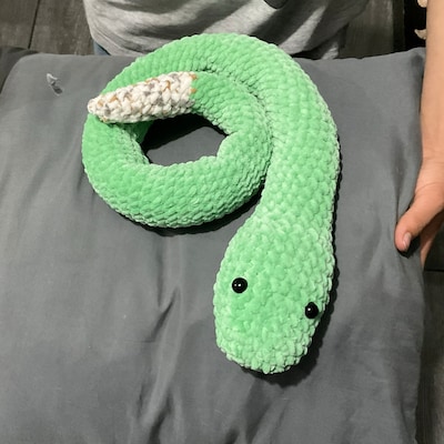 NO SEW Snake Crochet Amigurumi Pattern, Serpent, Rattle Snake, Adder ...