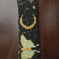 Luna Moth Bead Loom Bracelet Patterns Seed Bead Crescent Moon Native ...