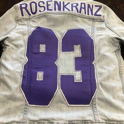 CUSTOM Painted College Denim Jacket - Etsy
