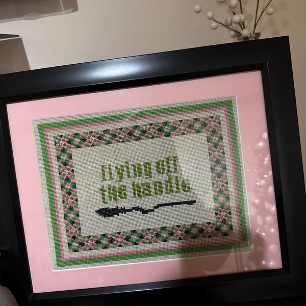 Wicked Needlepoint Chart & Cross Stitch Pattern | Needlepoint Pillow ...