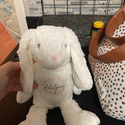 Personalised Bunny Rabbit New Baby Gift Customised Plush - Etsy