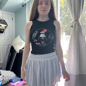 Girls Princesses Crop Tank, Kids Princess Crop, Youth Teenage, Tiana ...