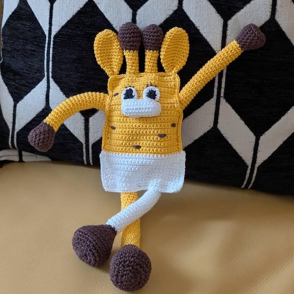 Crochet Pattern of Giraffe and Zebra, Fidget Toy Kids, Sensory Stretchy ...