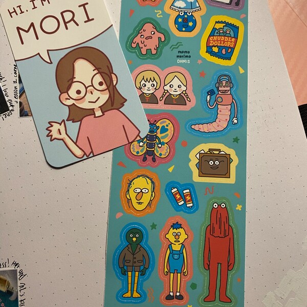 Don't Hug Me I'm Scared Stickers for Kawaii Journaling - Etsy