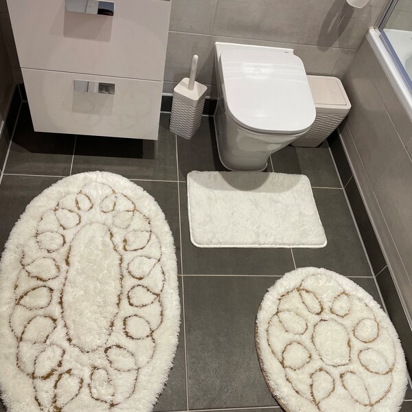 Rose Dark Floor Art, Flowers Pattern Carpets, Gothic Area Rug, Floral ...