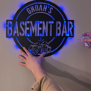 Mountain LED Metal Art Sign / Light up Mountain Metal Sign / - Etsy