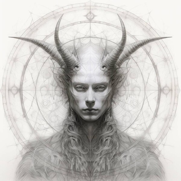 Demon Spirit Drawing and FREE Reading, 12-hour Delivery, Messages From ...