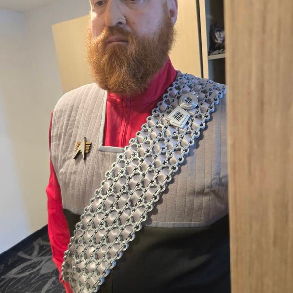 Worf's Chainmail Sash From Star Trek, Custom Size to Order - Etsy