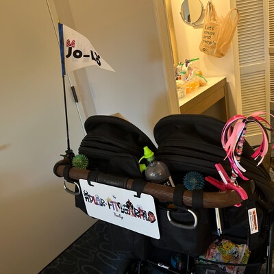 Personalized Family Name Stroller Tag, Amusement Theme Park Sign for ...