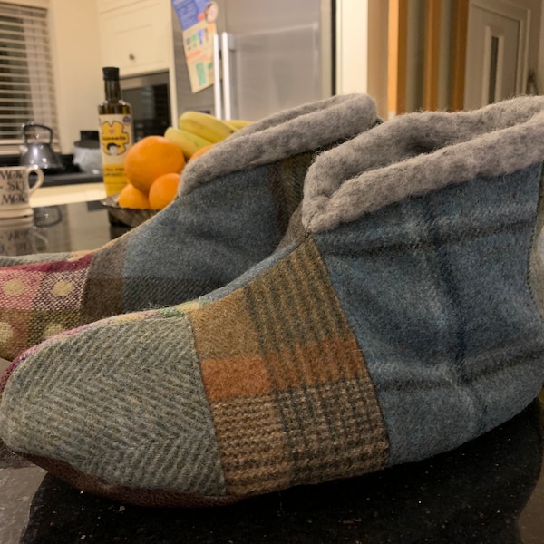 Quilted Slippers PDF Sewing Pattern: Bootie & Skimmer Styles - Etsy