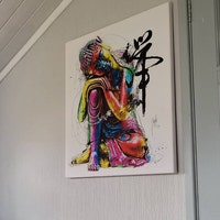 Rainbow Drip Graffiti Art HD Framed Canvas Wall Art Picture - Etsy UK