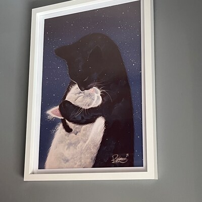 Holy Cat by Raphaël Digital Art Print - Etsy