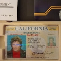 Knight Rider - Michael Knight Prop ID Karte KITT David Hasselhoff - Etsy.de