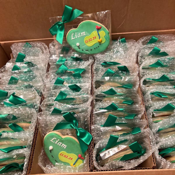 School Bus Cookies, Personalized 4 Size, Bowed Ships on 1/10/25 or for ...