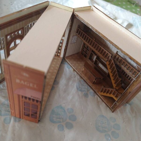 DIY Asian Temple Miniature Kit, DIY Book Nook Kit, Diorama Kit ...