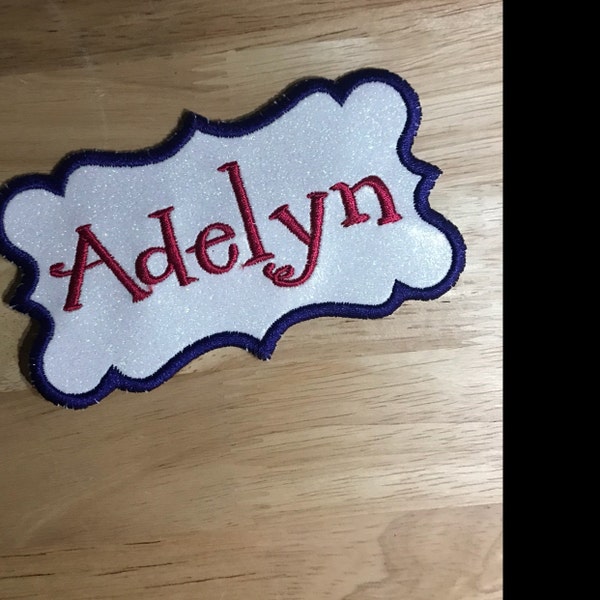 Applique Name or Monogram Frame (#8) Machine Embroidery Design - 4 ...
