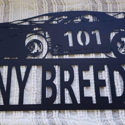 Race Car Custom Name Metal Sign, Race Car Sign, Dirt Track Racing Sign ...