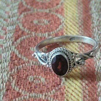 Silver Swirl Ring / Long Scroll Ring / Long Finger Heavy Swirl / Silver ...