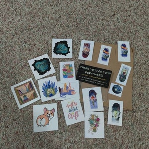 Any 15 Sticker Pack Sticker Pack Choose Any 15 Stickers - Etsy