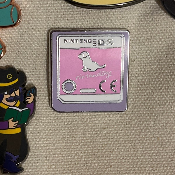 Nintendogs Game Cartridge Inspired Hard Enamel Lapel Pin Badge - Etsy UK
