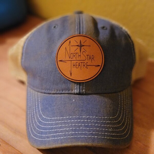 Duck Hunting Leather Patch Hat, Dog and Ducks, Laser Engraved ...