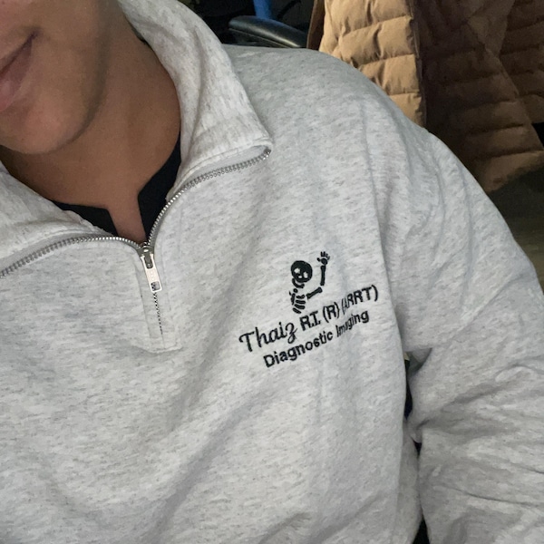 Personalized X-ray Sweatshirt, Gift for Radiographer, Radiology Grad ...
