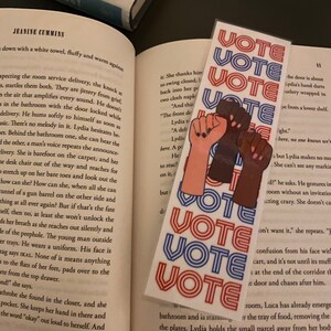 Laminated Vote Bookmark, Feminist Bookmark, Diversity Bookmark ...