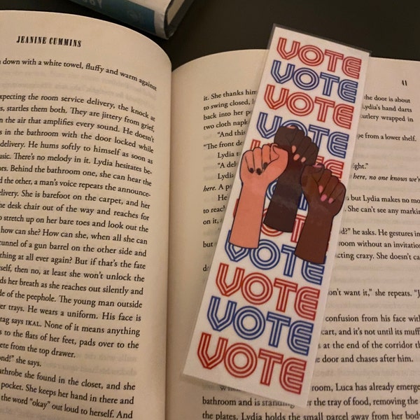 Laminated Vote Bookmark, Feminist Bookmark, Diversity Bookmark ...