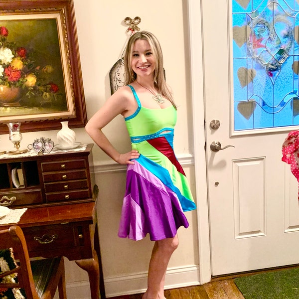 Jenna Rink Dress: 13 Going on 30 Inspired, Swarovski Rhinestone Lycra ...