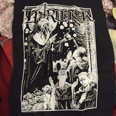 Insect Nun Black Metal Demon Back Patch - Etsy