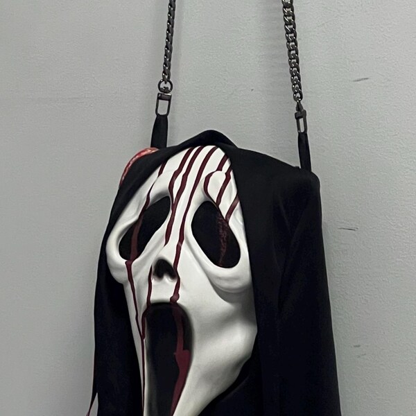 Made to Order. Scream! Ghostface Cross Body Head Purse - Etsy