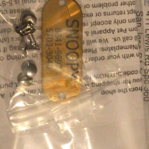 Premium Aluminum Silver Rivet Tags Custom Personalized | Etsy