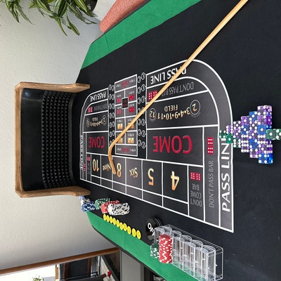 Custom Craps Table Layout 8ft/ 10ft/ 12ft - Etsy