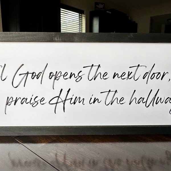 Custom Quote Sign for Home | Personalized Wood Framed Sign | Custom ...