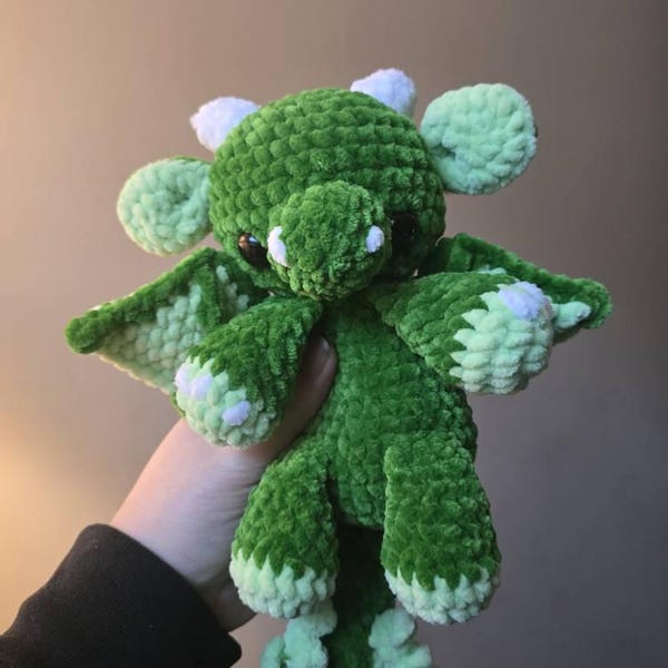 Cuddle Bud Dragon- Cuddle Buddies Amigurumi Crochet Pattern ENGLISH - Etsy