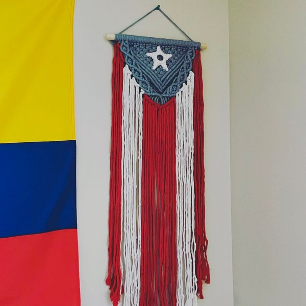 Mexican Macrame Flag - Etsy