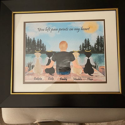 PERSONALIZED MEMORIAL Print-in Loving Memory of Mother, Mom in Heaven ...