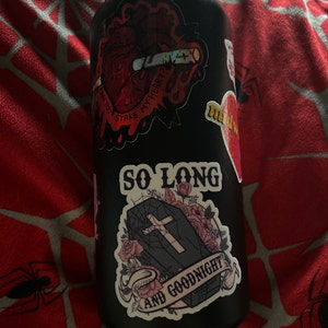 So Long and Goodnight Sticker Coffin Elder Emo Millennial - Etsy