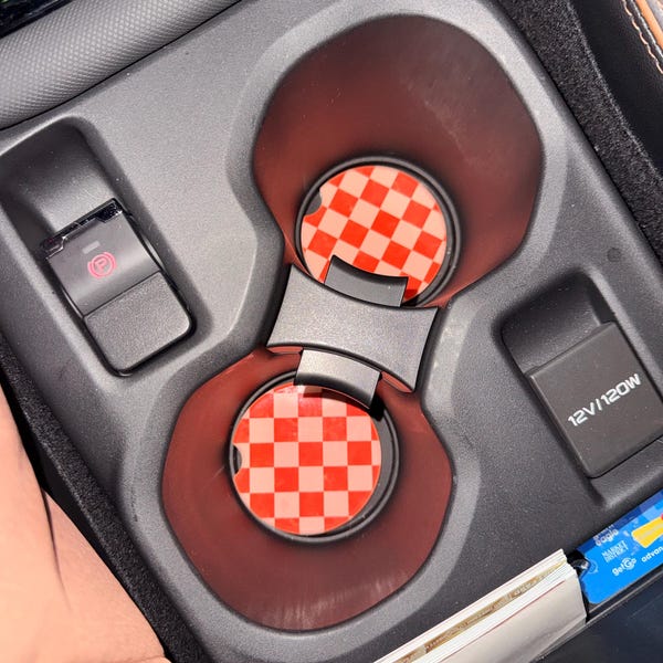 Ceramic Car Coasters, Cute Car Accessories, Set of 2 - Etsy