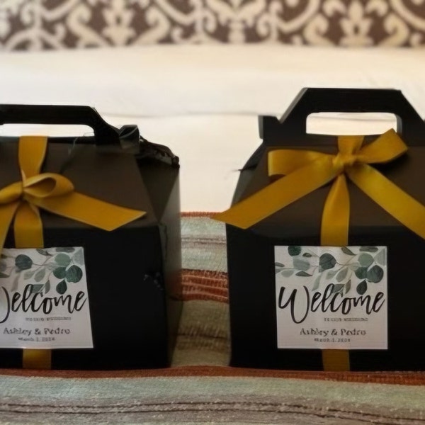 Set of 6 Kids Wedding Boxes ANY COLOR Kids Wedding Favor Box Kids ...