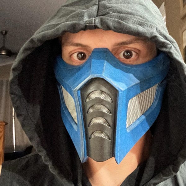 Kitana Mask From Mortal Kombat 1 - Heaven and Eathrealm - Etsy