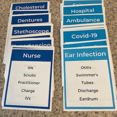 Medical CLINIC Scavenger Hunt PRINTABLE Medical Game Doctor Nurse Fun ...
